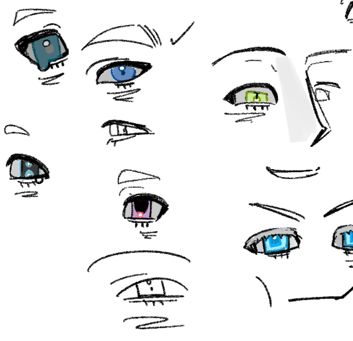 drawing your character’s eyes on Toyhouse